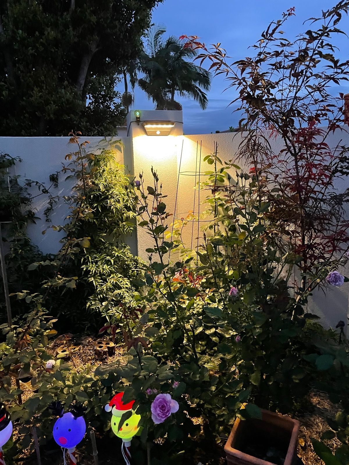 Solar Dusk To Dawn Sensor LED Outdoor Wall Light Polycarbonate Rust Pr ...