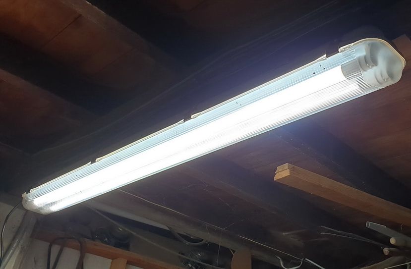 LED Batten Light With Plug - DIY LED 4 Foot Single or Double Batten ...