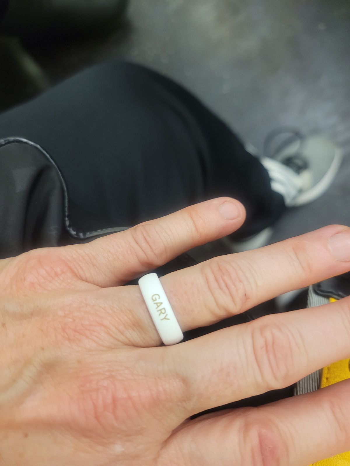 Our Original, Solid White & Blue Silicone Groove Ring - Groove Life