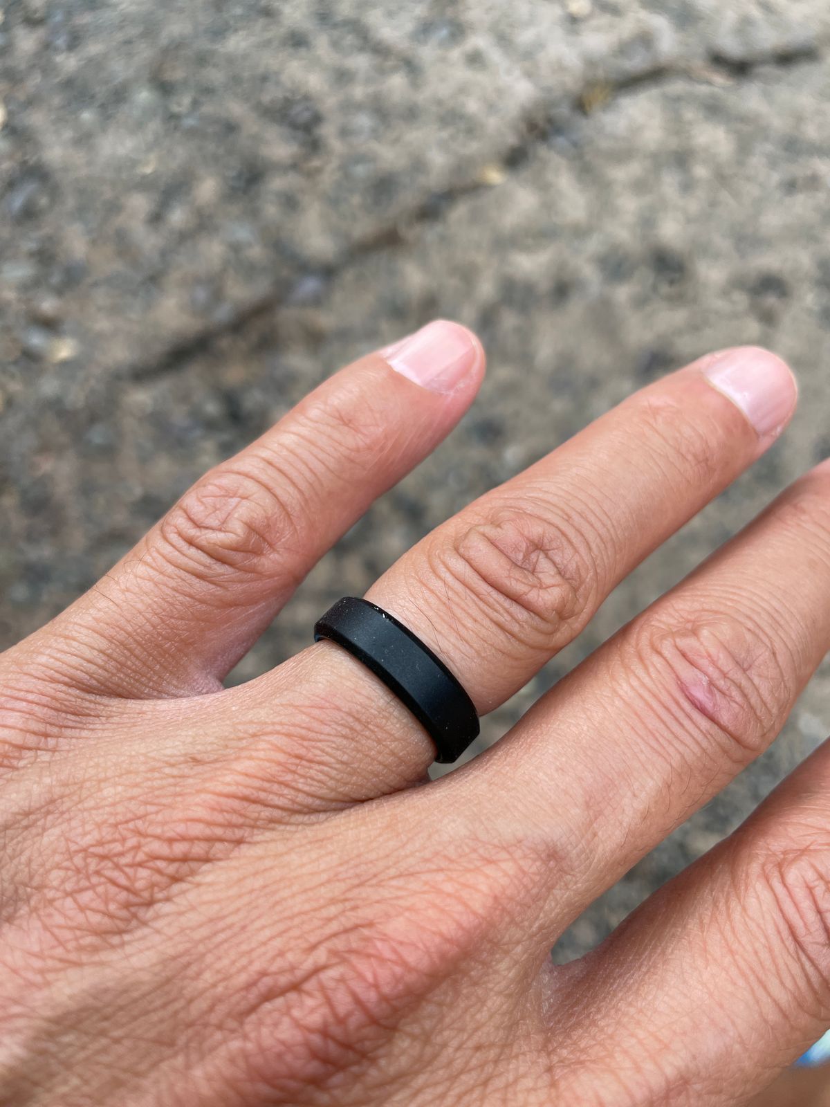 Groove Life Zeus Midnight Black Thin Silicone Ring