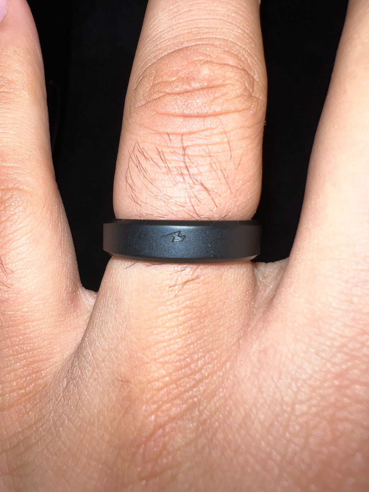 Groove Life Zeus Midnight Black Thin Silicone Ring