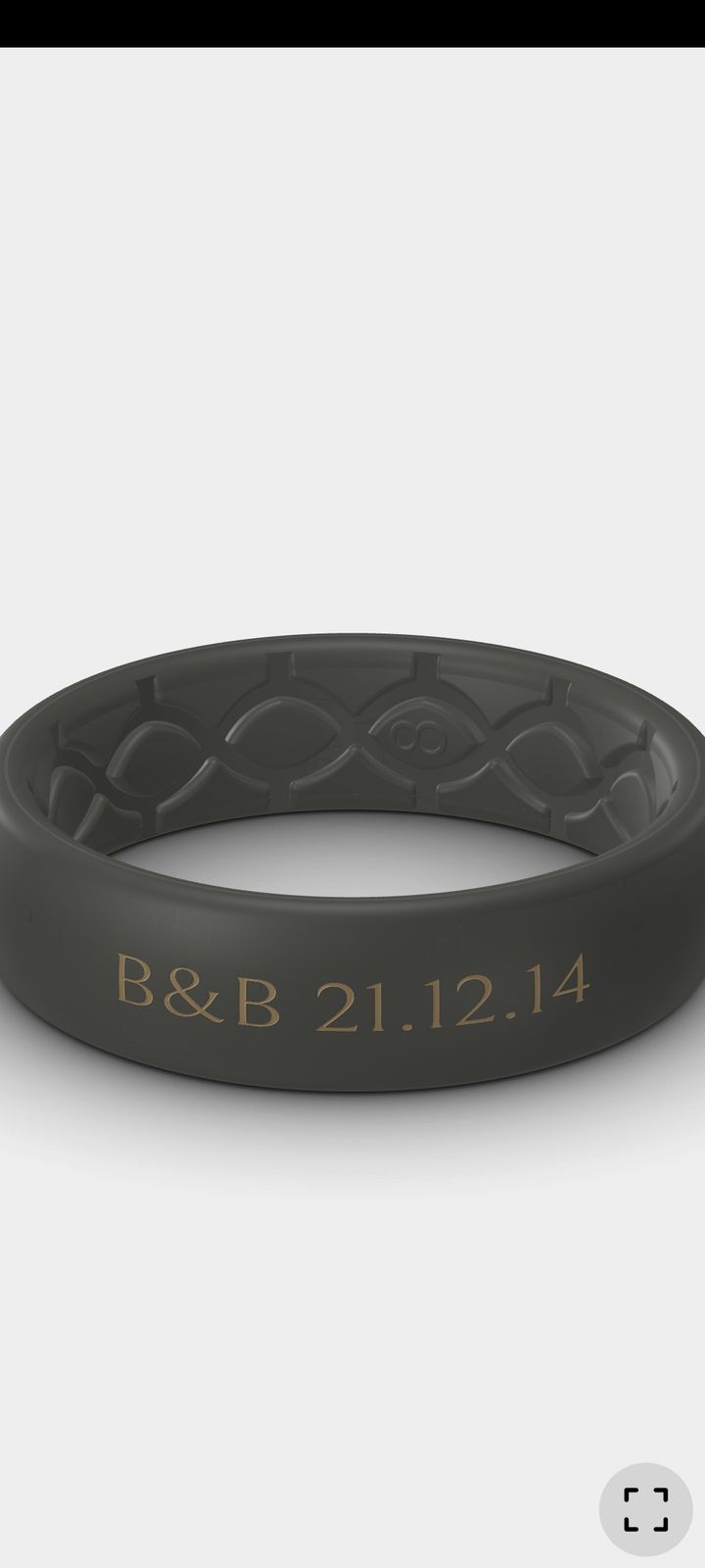 Our Original, Thin Solid Midnight Black Silicone Groove Ring - Groove Life