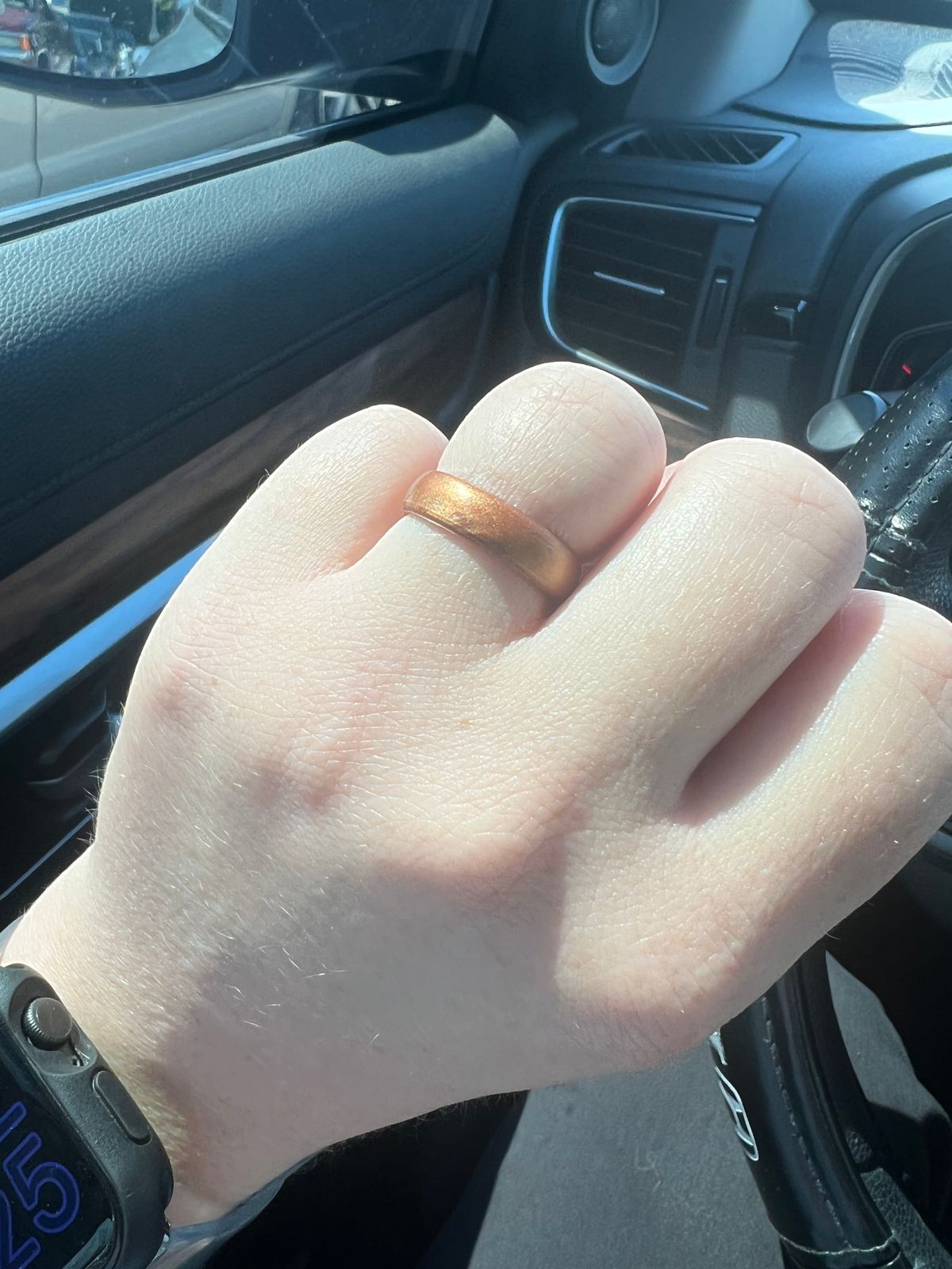 Our Original, Solid Copper Swirl Silicone Groove Ring - Groove Life