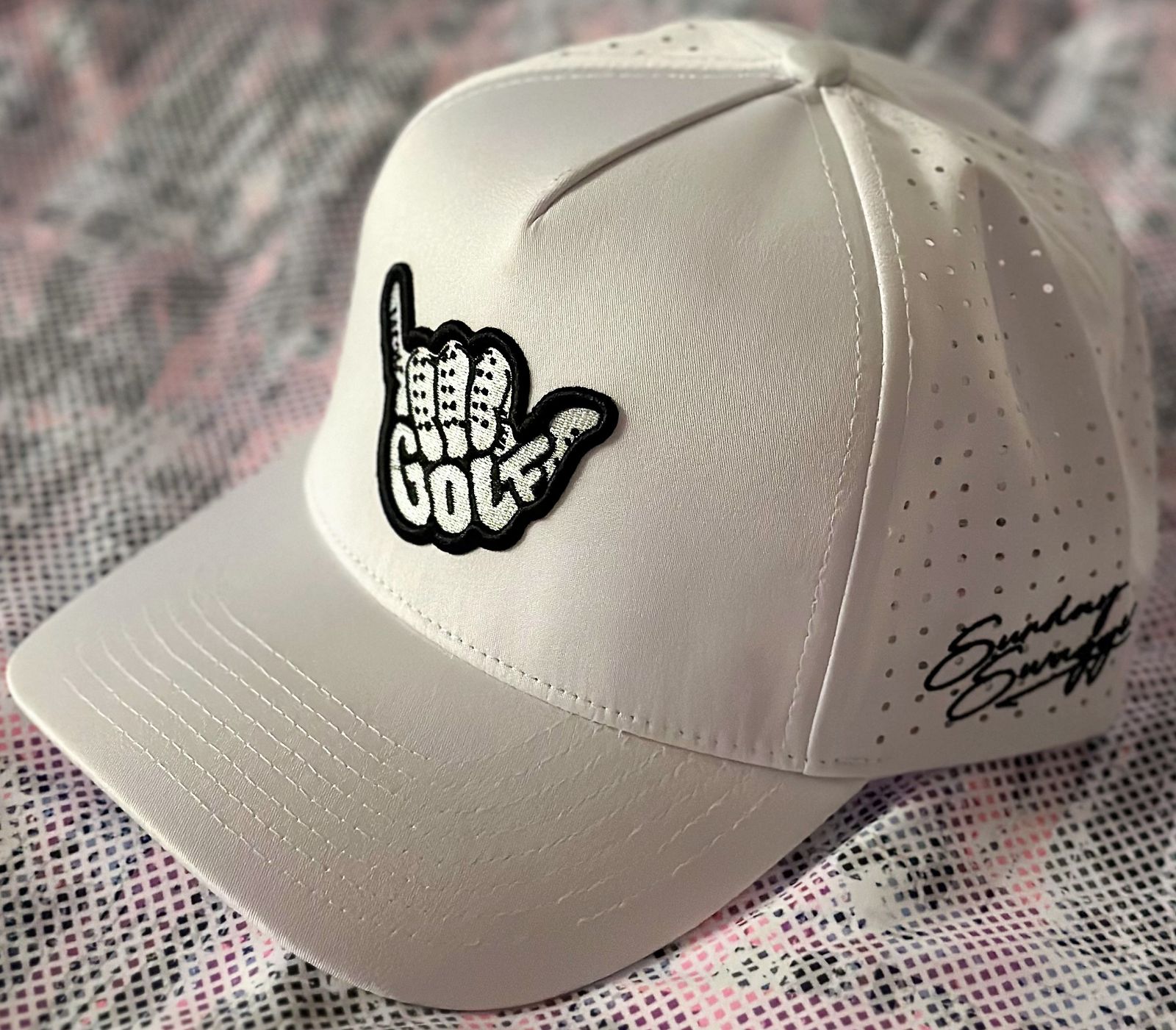 Golf Shaka Hat - White – Sunday Swagger