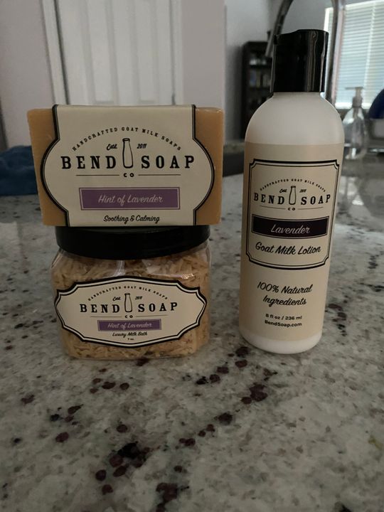 Hint of Lavender Goat Milk Soap – Bend Soap Company