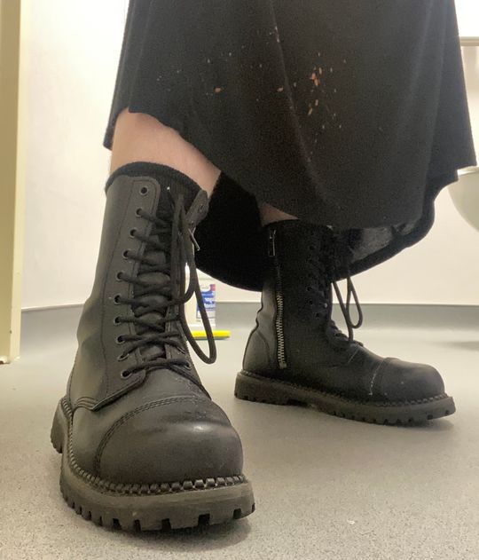 DEMONIA "Riot-10" Ankle Boots - Black Vegan Leather – Demonia Cult