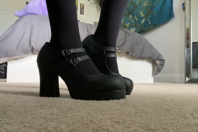 DEMONIA "Gothika-09" Platforms - Black Vegan Leather – Demonia Cult