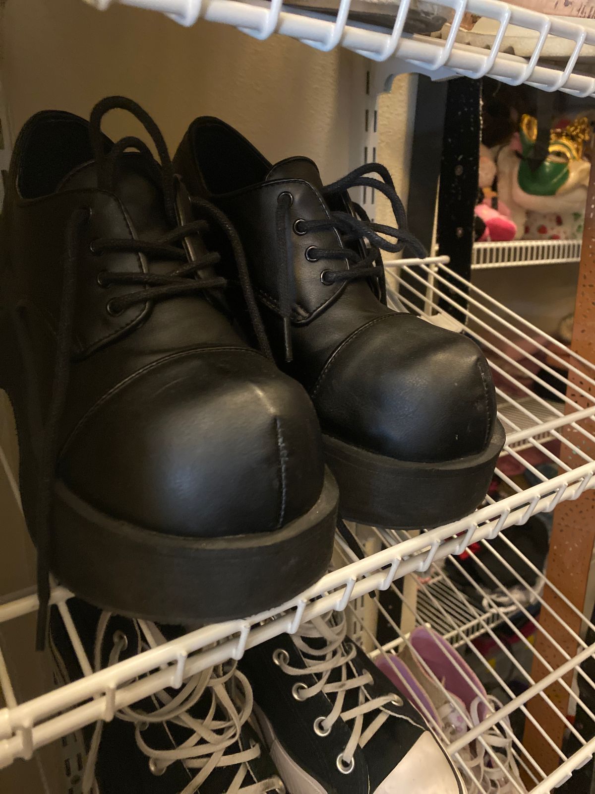 DEMONIA "Dank-101" Platforms - Black Vegan Leather – Demonia Cult