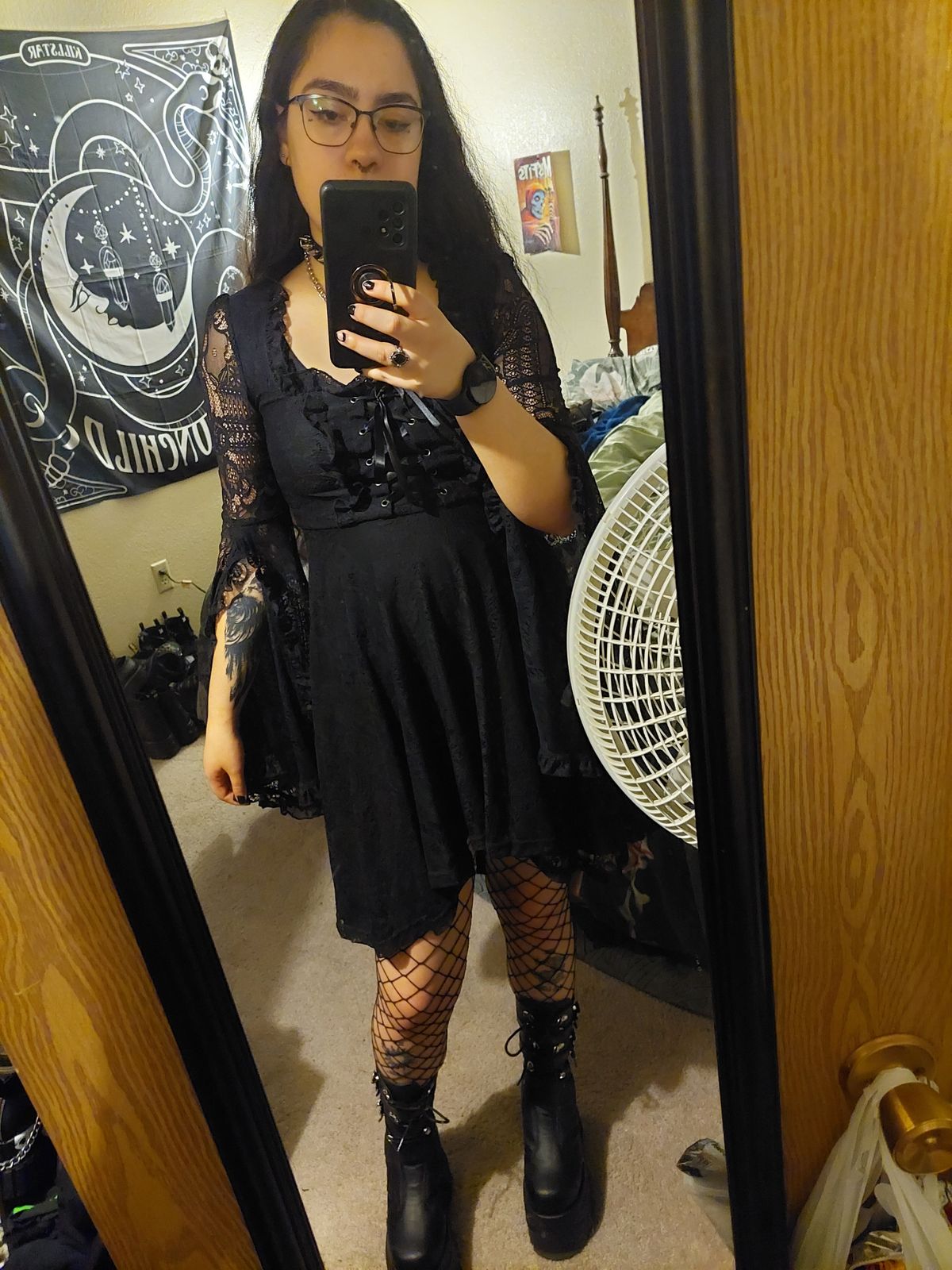 DEMONIA "Wave-150" Boots - Black Vegan Leather – Demonia Cult