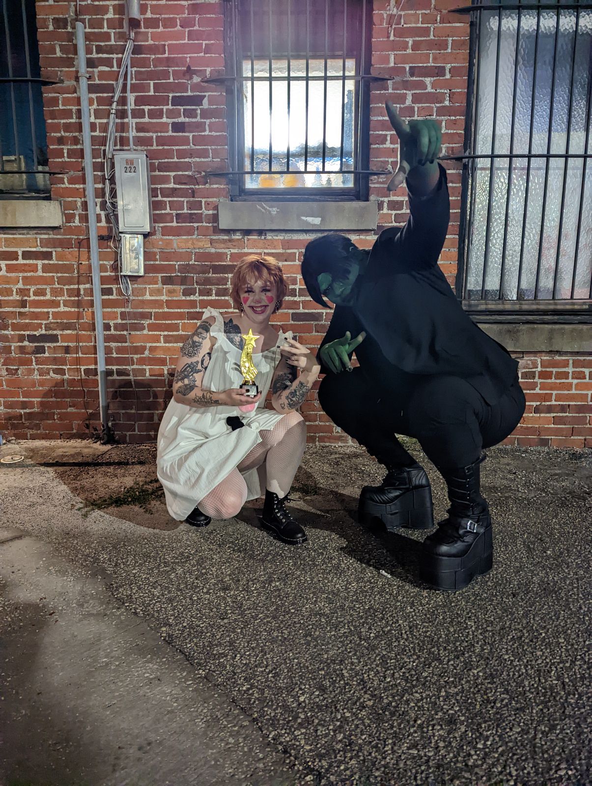 DEMONIA "Stack-308" Knee-high Boots - Black Vegan Leather – Demonia Cult