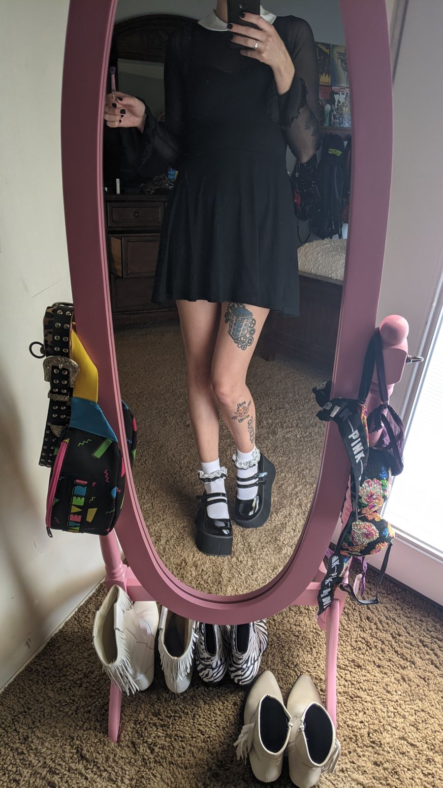 DEMONIA "Kera-08" Platforms - Black Patent – Demonia Cult