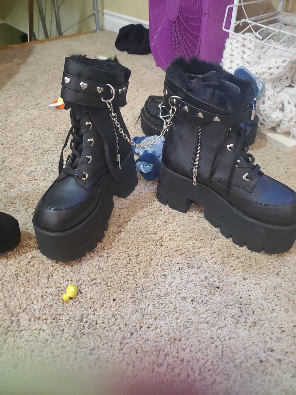 Demonia Ashes-57 Ankle Boots - Black Vegan Leather – Demonia Cult