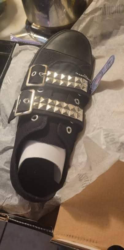 DEMONIA "Deviant-08" Sneakers - Black Canvas – Demonia Cult