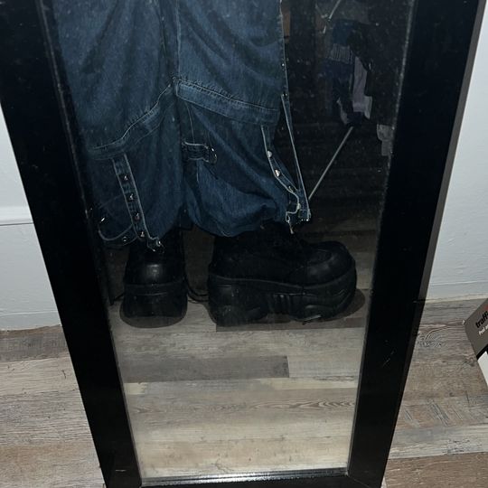 DEMONIA "Boxer-01" Platforms - Black Vegan Leather – Demonia Cult