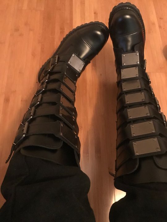 DEMONIA "Riot-21MP" Boots - Black Leather – Demonia Cult