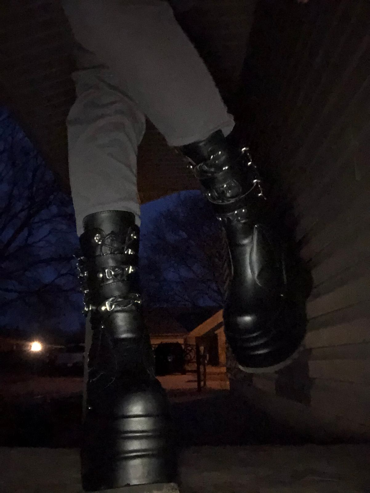 Demonia Wave-150 Boots - Black Vegan Leather – Demonia Cult