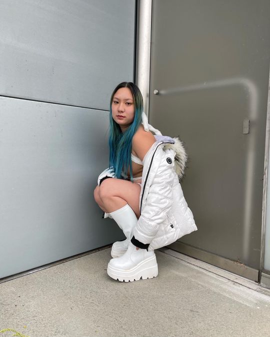 DEMONIA "Shaker-65" Ankle Boots - White Hologram – Demonia Cult