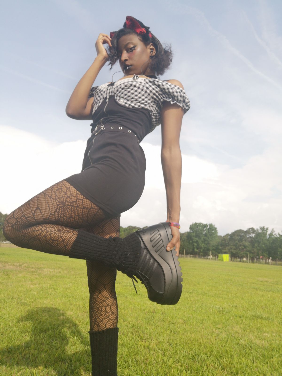 DEMONIA "Stomp-08" Platforms - Black Vegan Leather – Demonia Cult