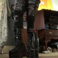 Demonia Wave-150 Boots - Black Vegan Leather – Demonia Cult