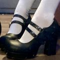 DEMONIA "Gothika-09" Platforms - Black Vegan Leather – Demonia Cult
