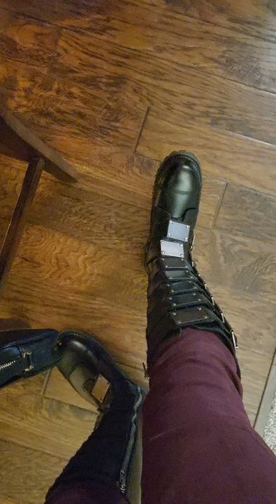 Demonia Riot-21MP Boots - Black Leather – Demonia Cult