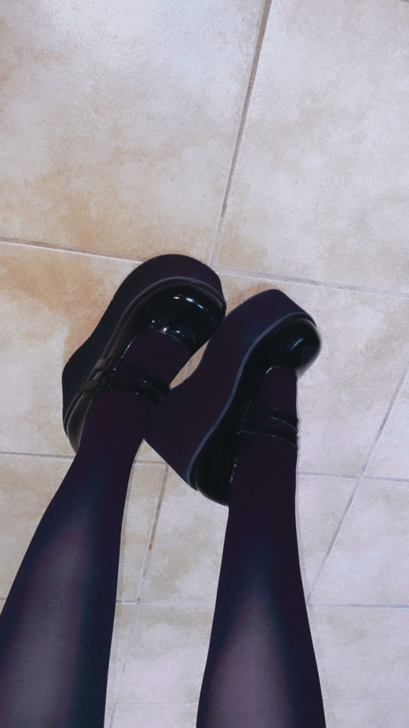 DEMONIA "Kera-08" Platforms - Black Patent – Demonia Cult