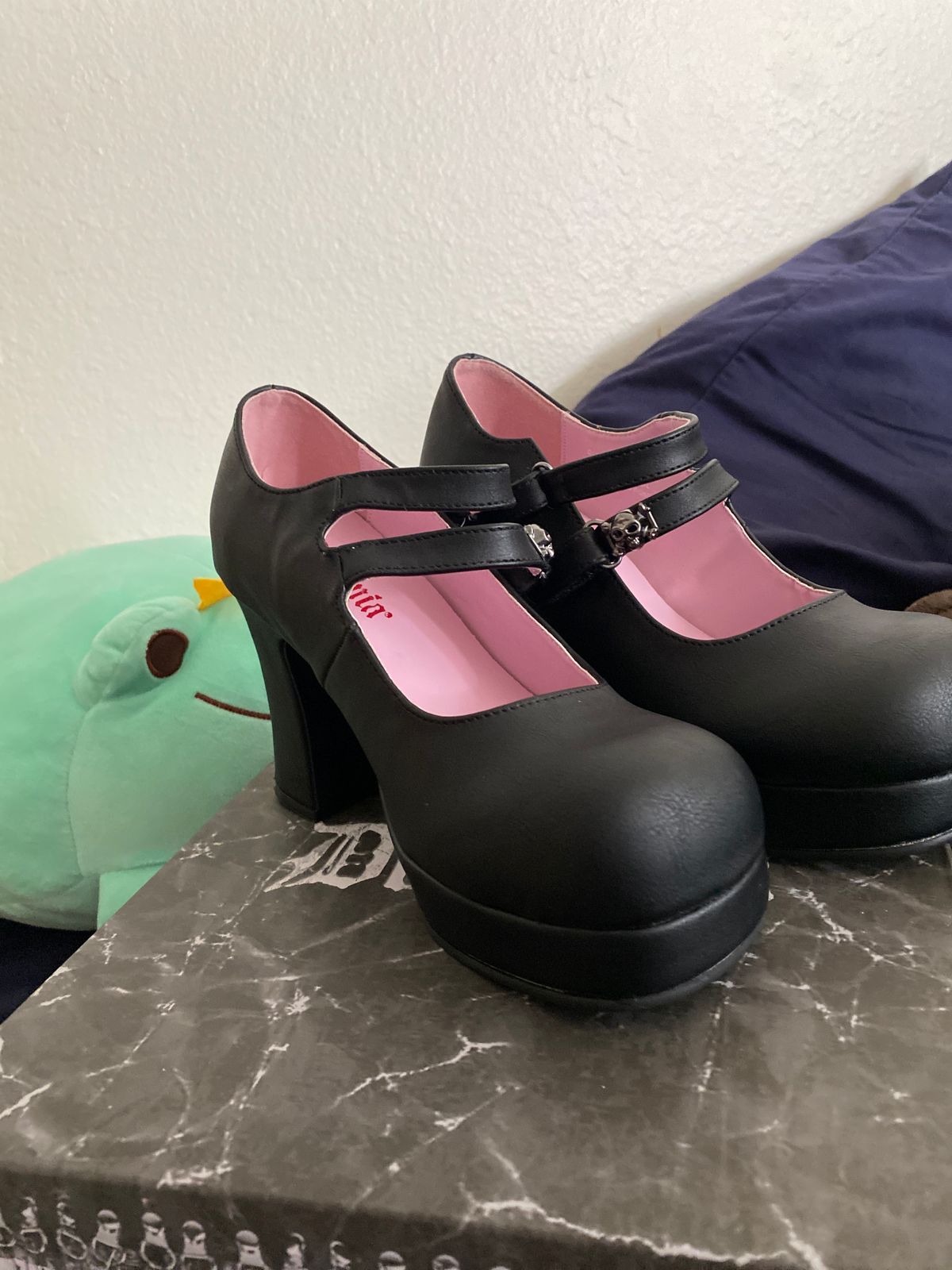 DEMONIA "Gothika-09" Platforms - Black Vegan Leather – Demonia Cult