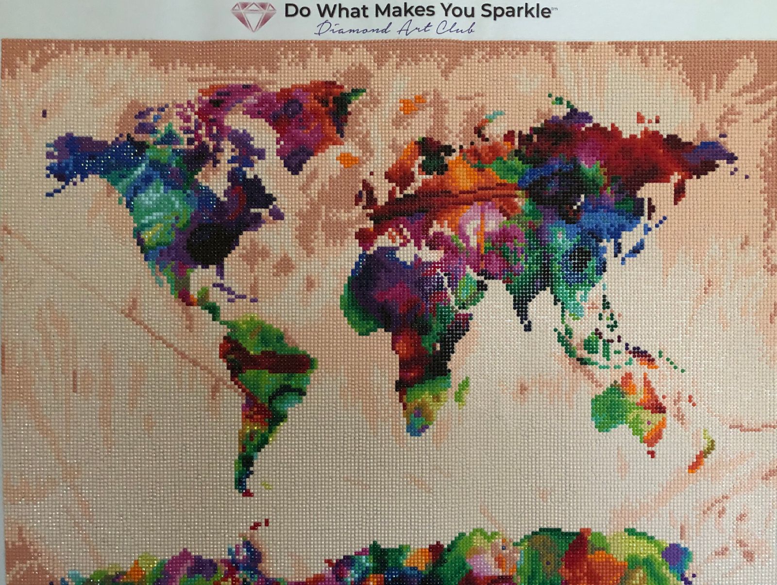 World Map – Diamond Art Club