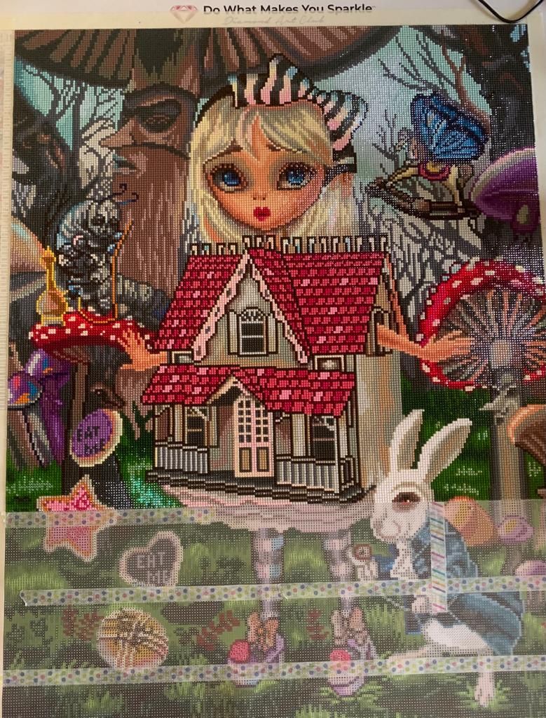 Alice in The White Rabbit House | Diamond Art Club™