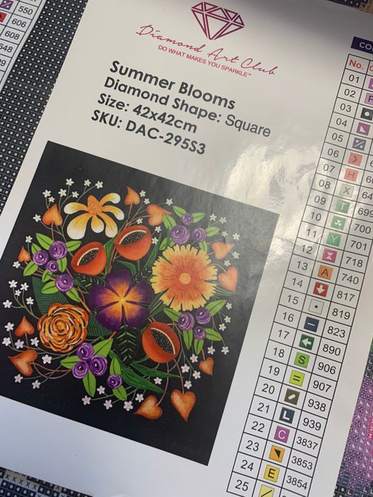 Summer Blooms – Diamond Art Club