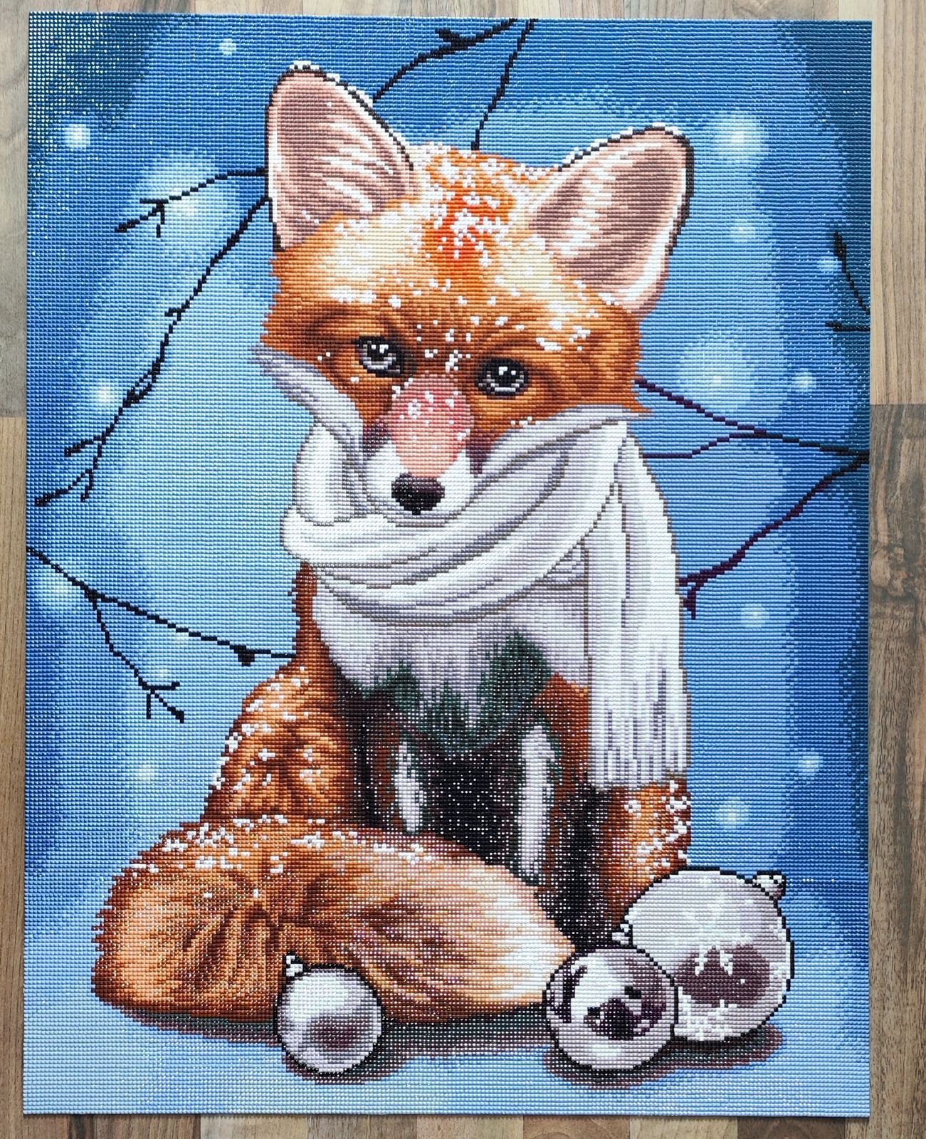 Christmas Fox – Diamond Art Club