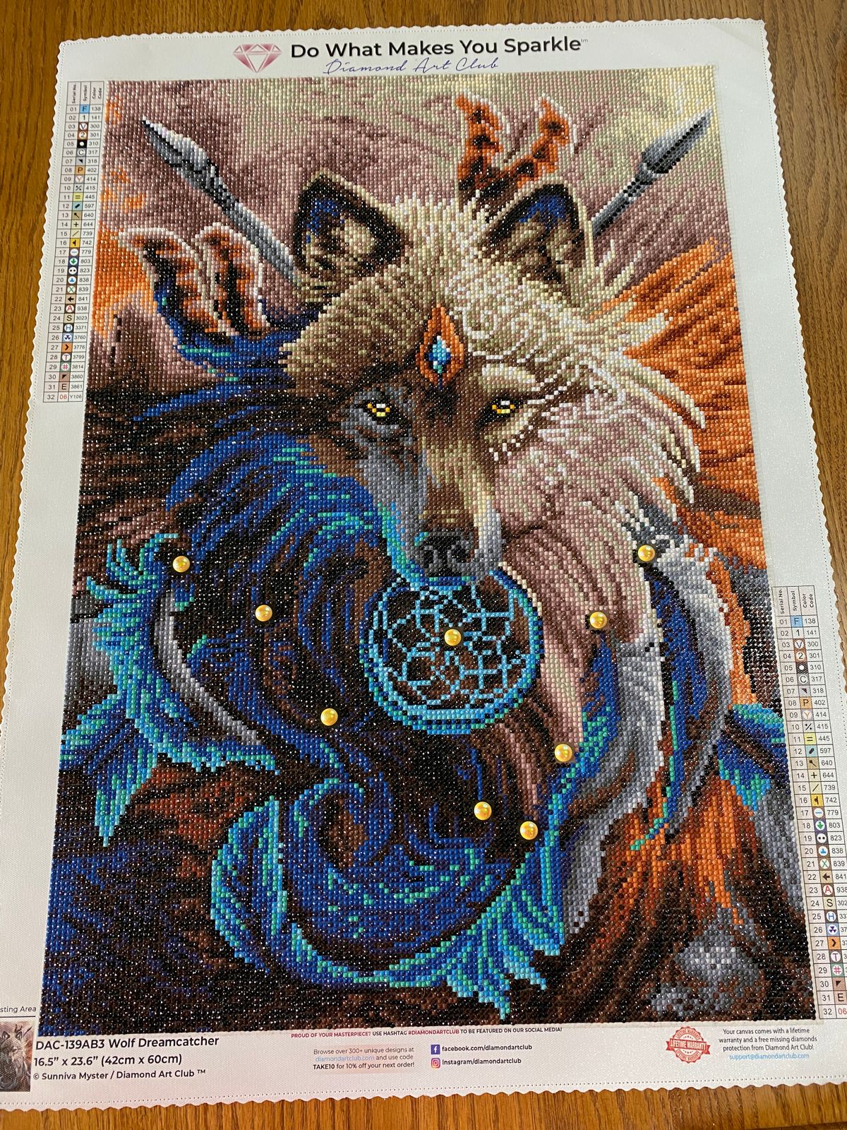 Wolf Dreamcatcher – Diamond Art Club