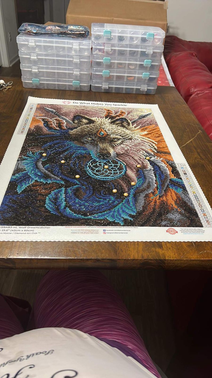 Wolf Dreamcatcher – Diamond Art Club