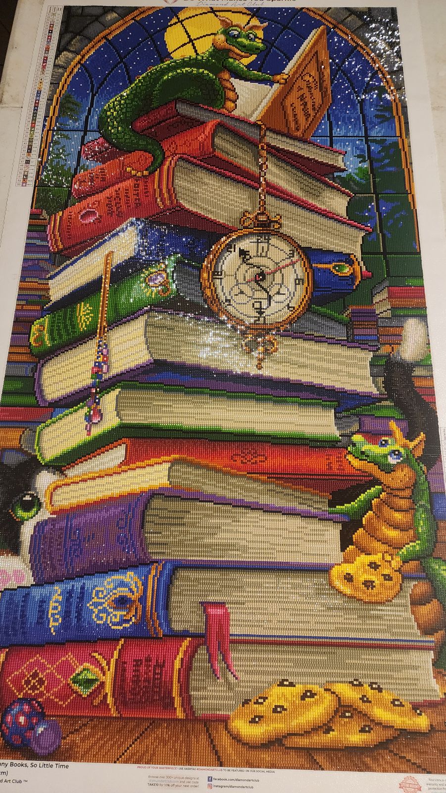 So Many Books, So Little Time – Diamond Art Club