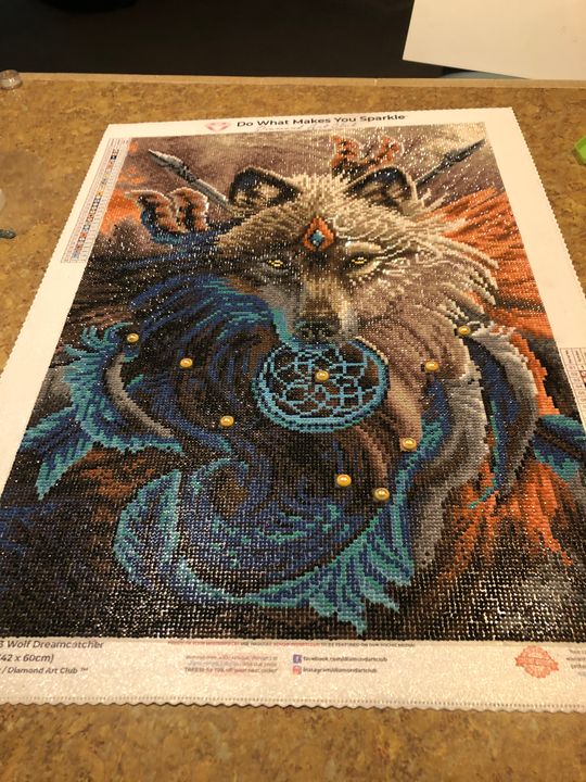 Wolf Dreamcatcher – Diamond Art Club