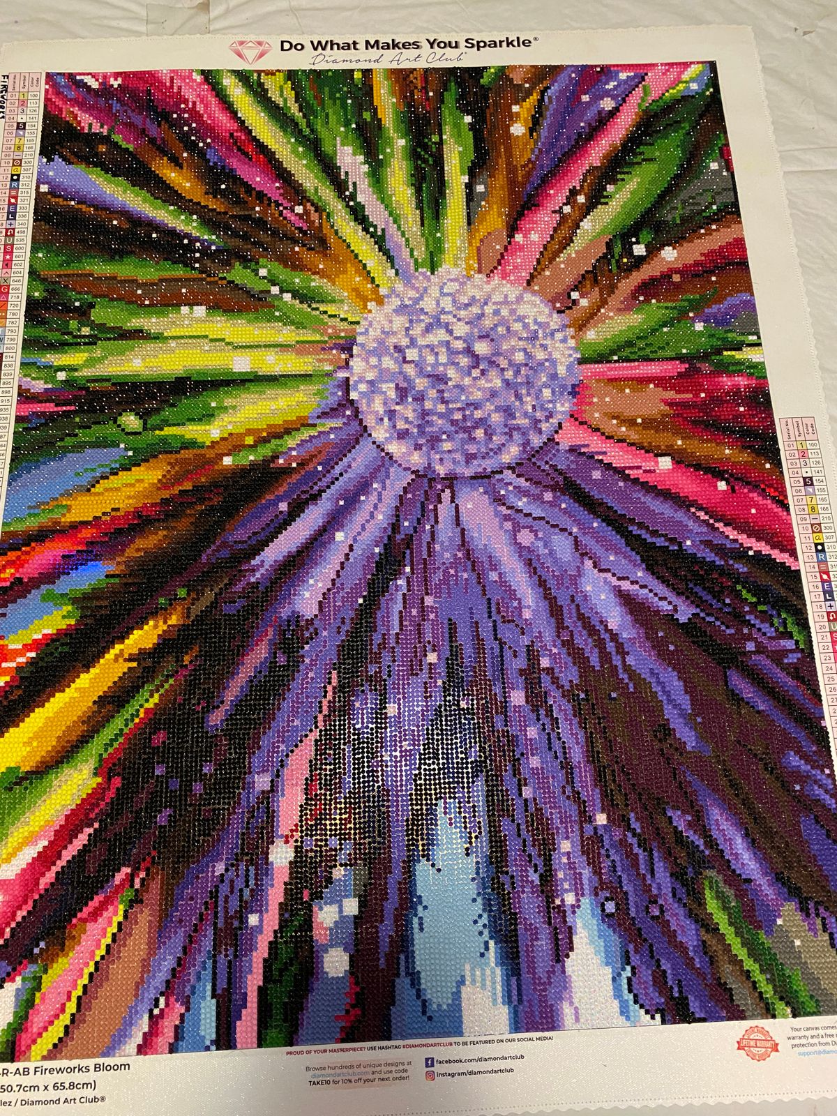 Fireworks Bloom – Diamond Art Club