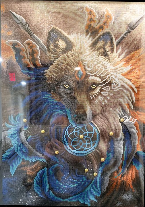 Wolf Dreamcatcher – Diamond Art Club