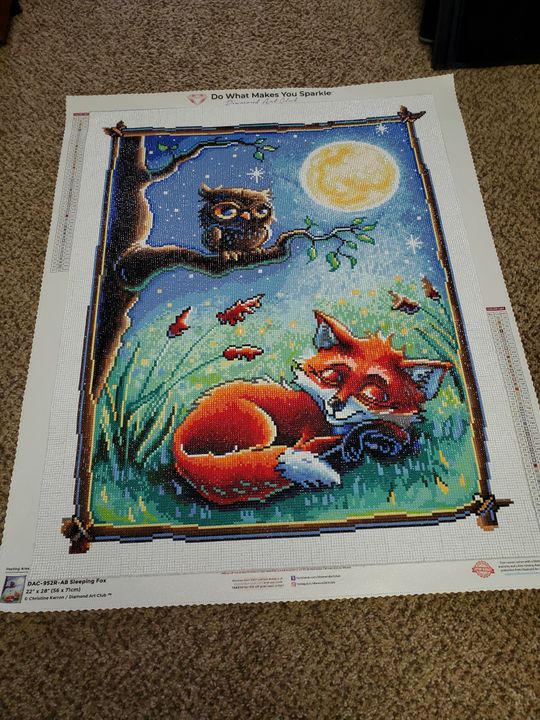 Sleeping Fox – Diamond Art Club