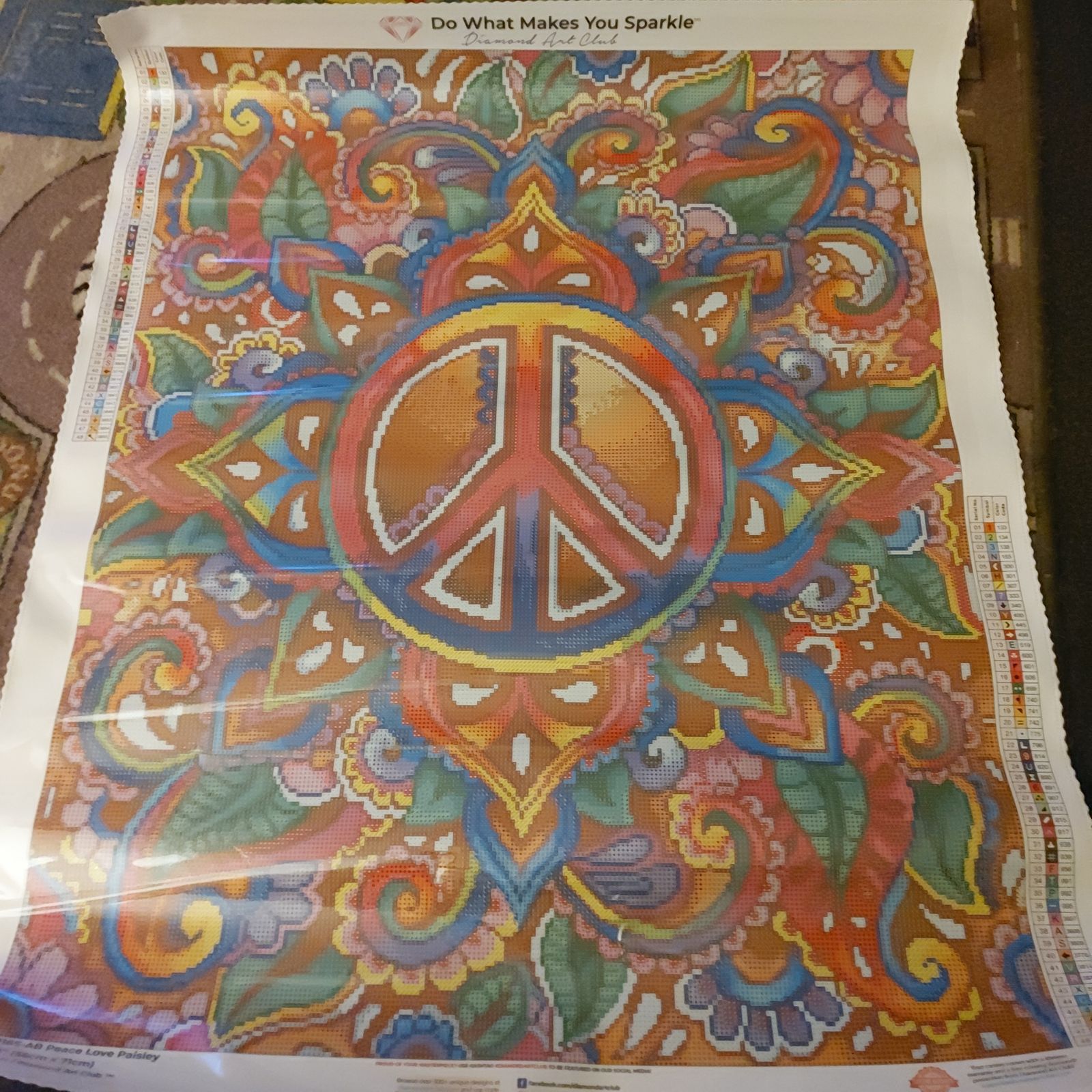Peace Love Paisley – Diamond Art Club