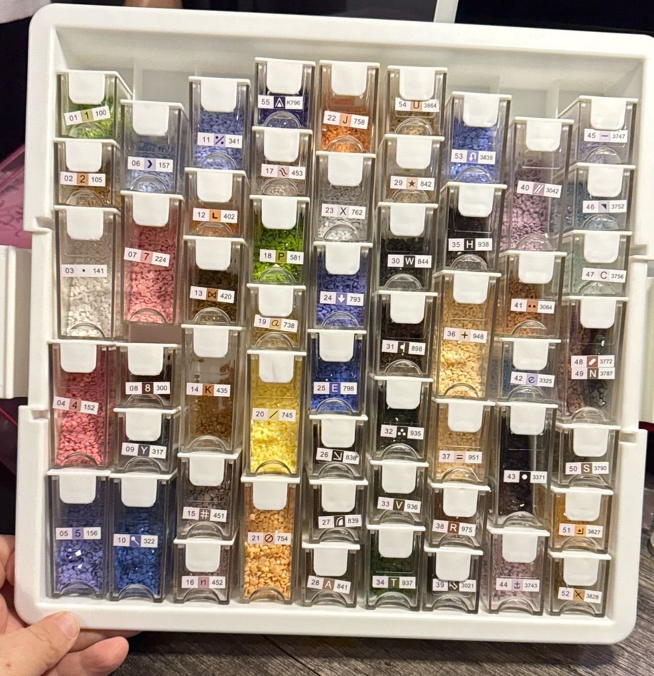Premium 54-Container Diamond Storage Organizer – Diamond Art Club