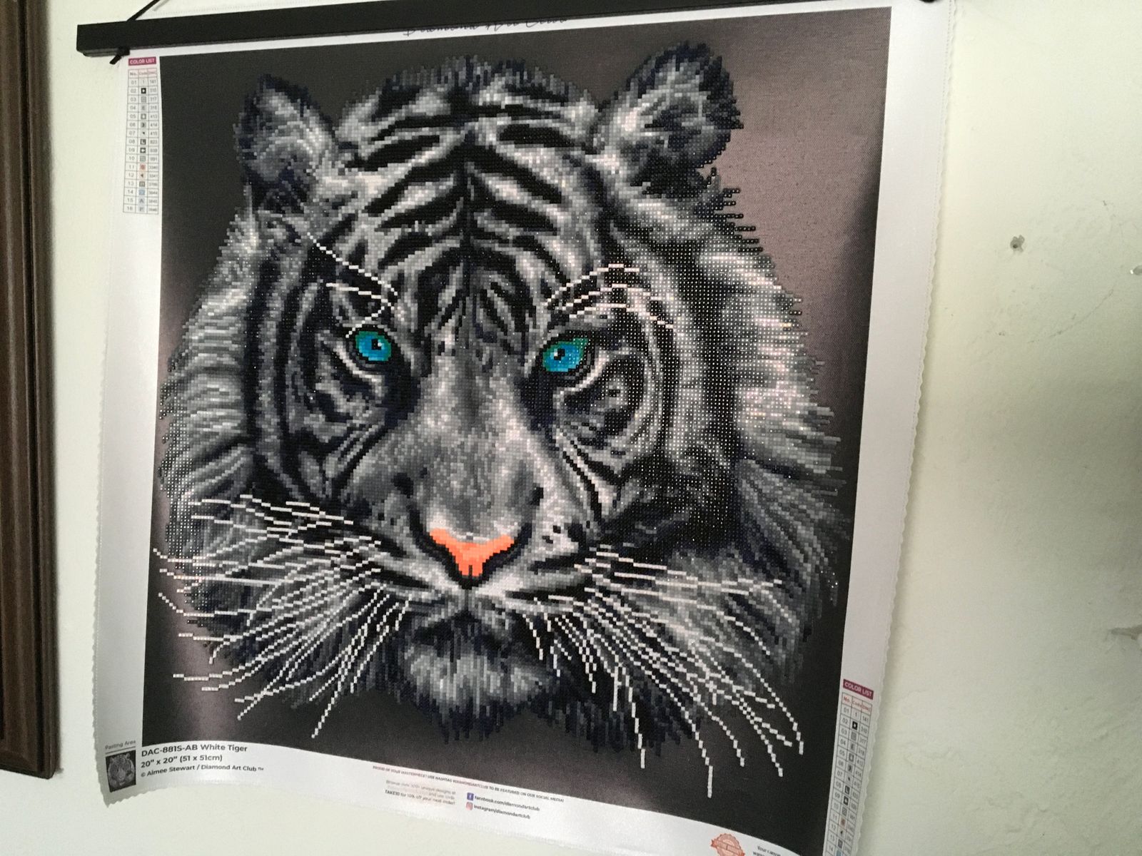 White Tiger – Diamond Art Club