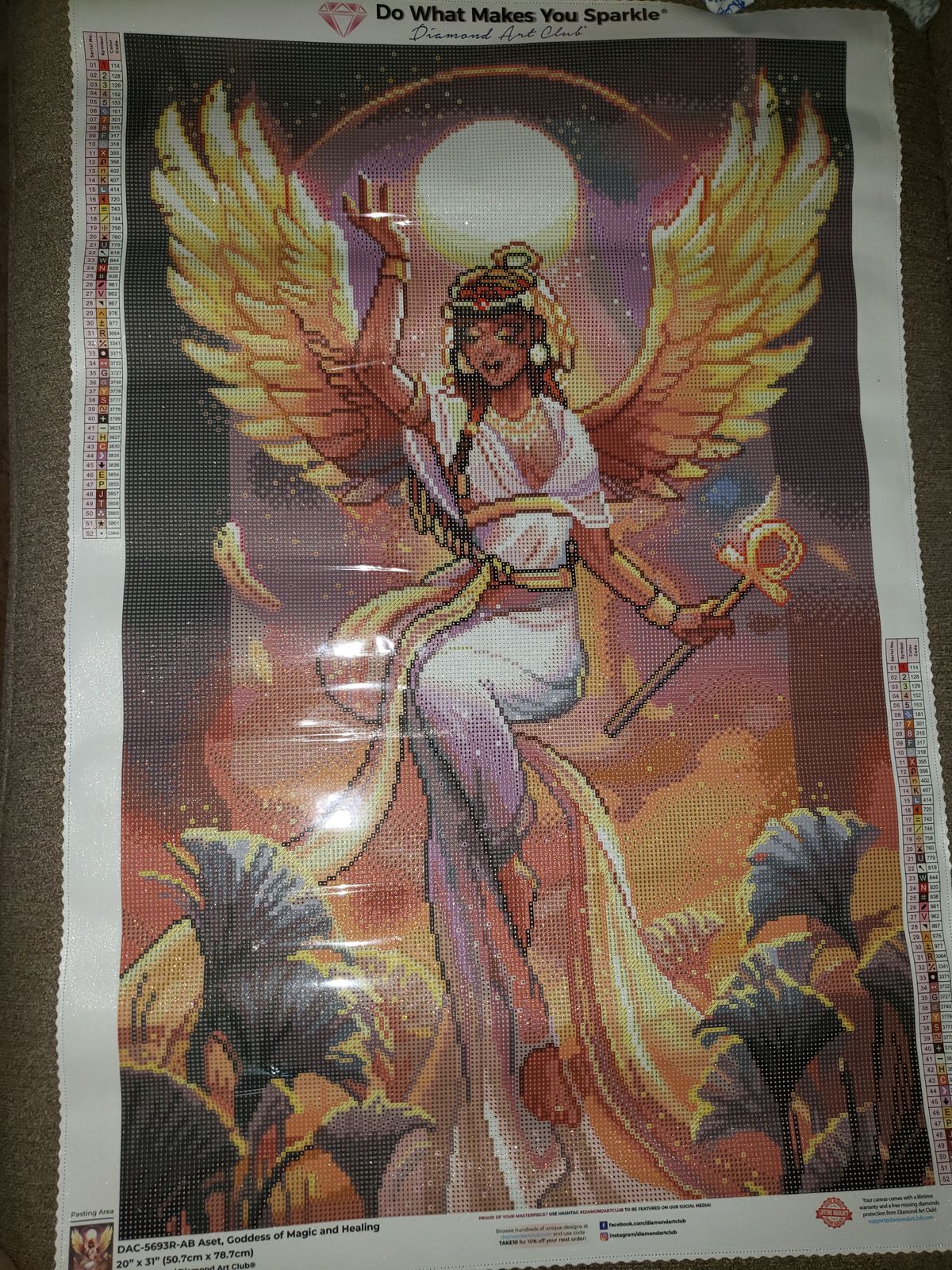 Aset, Goddess of Magic and Healing – Diamond Art Club