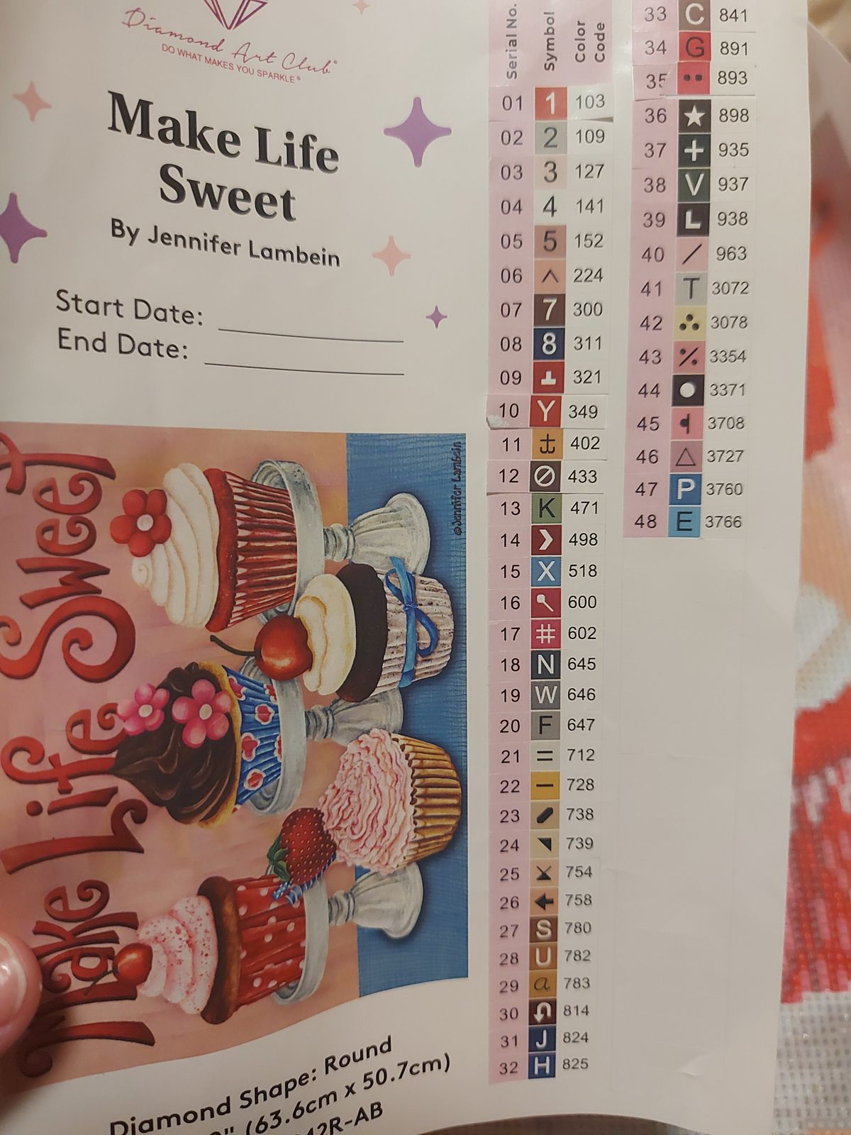 Make Life Sweet – Diamond Art Club