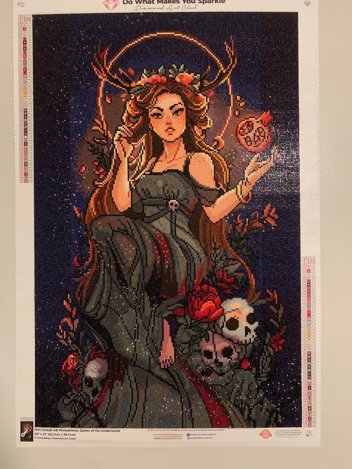 Persephone, Queen of the Underworld – Diamond Art Club