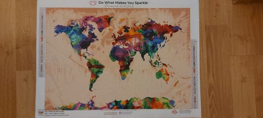 World Map – Diamond Art Club