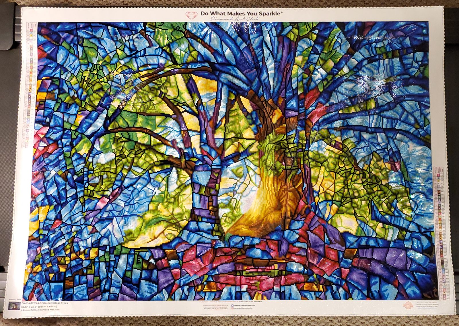 Stained Glass Trees – Diamond Art Club
