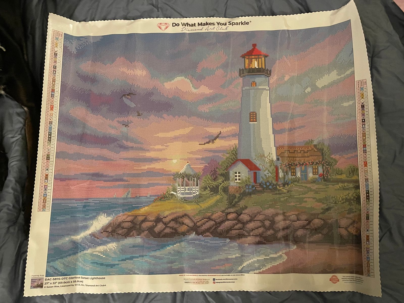 Glorious Sunset Lighthouse – Diamond Art Club