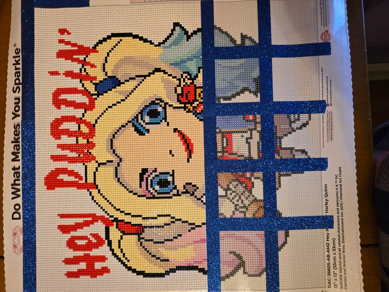 Hey Puddin' Harley Quinn™ Diamond Painting | Diamond Art Club™