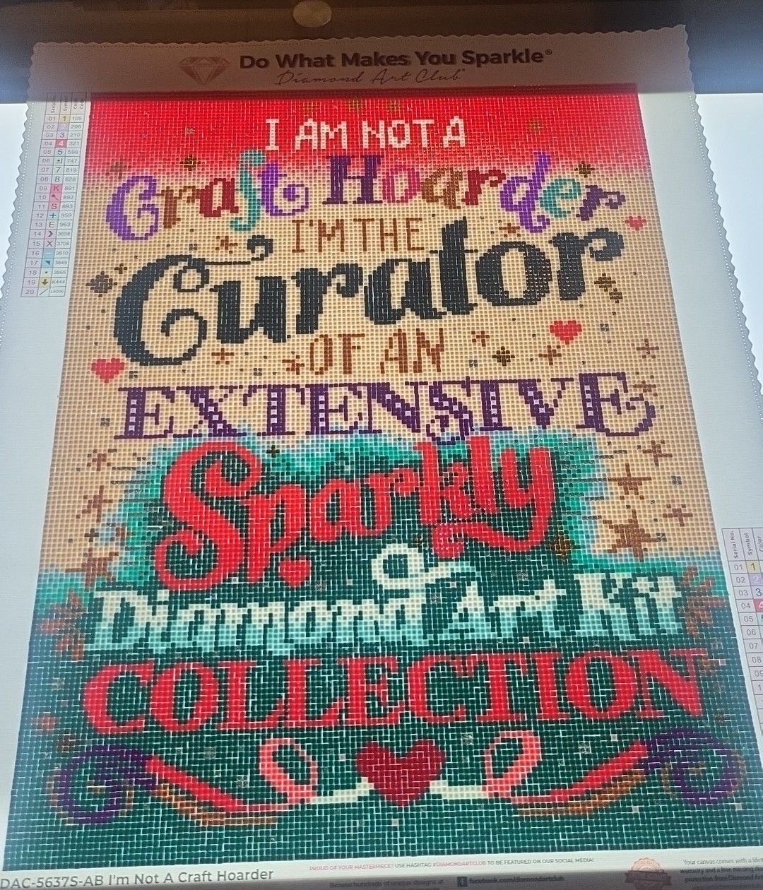 I'm Not A Craft Hoarder – Diamond Art Club