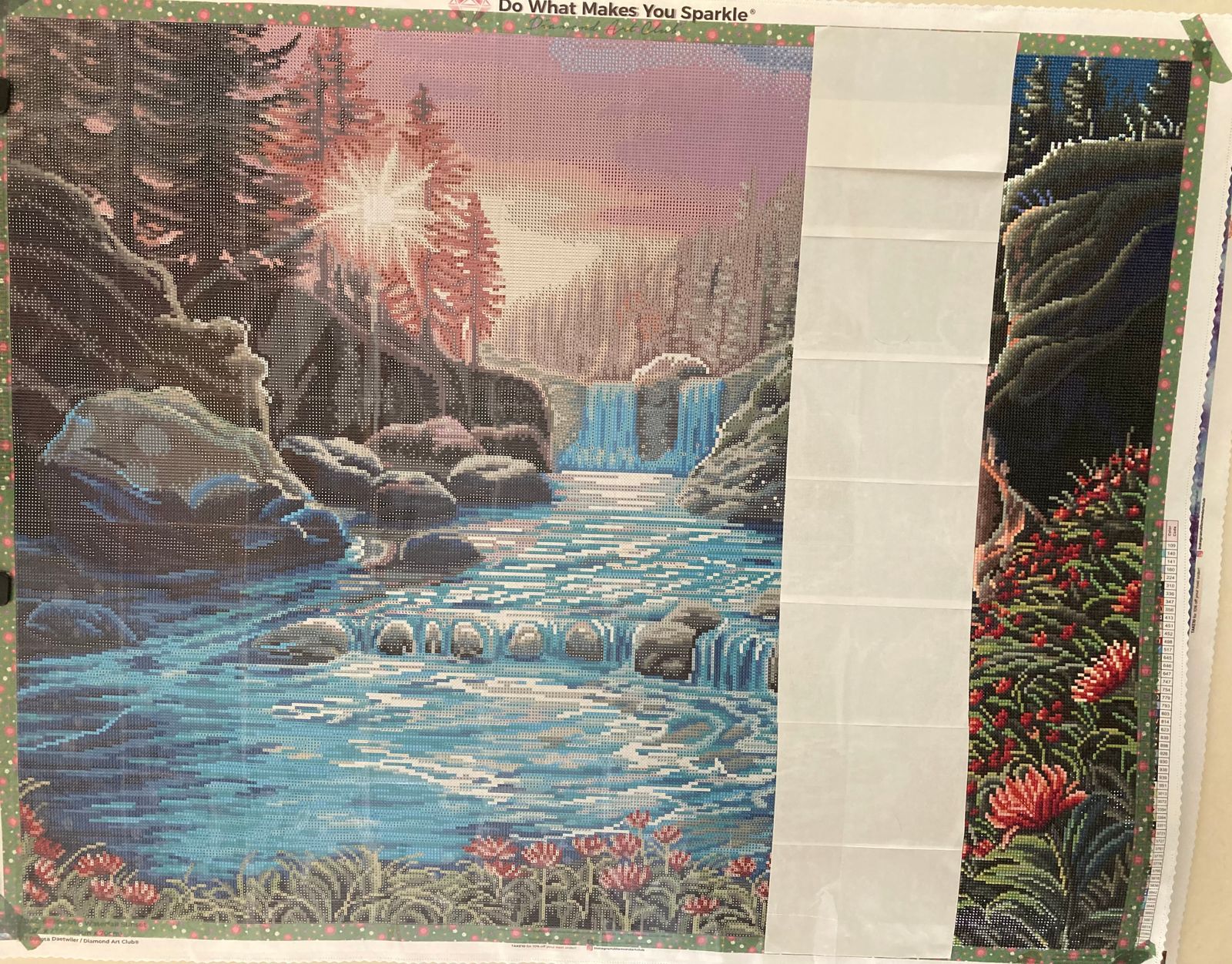 Waterfall Sunset – Diamond Art Club